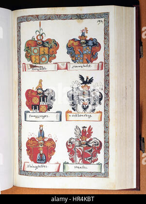 This work features historical insignia from prominent figures in Norway ...