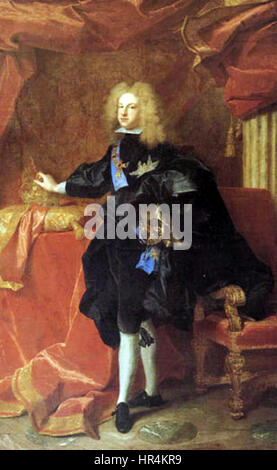Philip V of Spain (1683-1746). Portrait of King Philip V by Jean Ranc ...