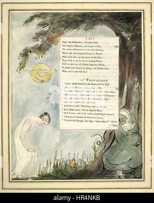 William Blake’s 'Night Thoughts' watercolor III (029) visualizes the ...