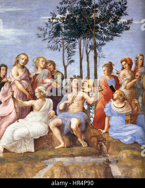 The Muses are depicted in a classical representation, welcoming the ...