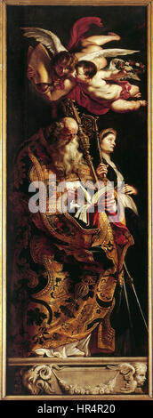 Raising of the Cross - Sts Amand and Walpurgis 1610 by Peter Paul Rubens Stock Photo - Alamy