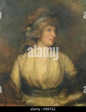 Portrait of Mrs Maria Fitzherbert, wife of George IV Stock Photo - Alamy