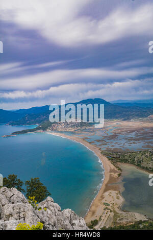 Iztuzu Beach (turtle beach), Dalyan-Delta, West Coast, Turkey Stock ...