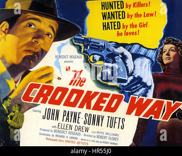 THE CROOKED WAY, John Payne, 1949 Stock Photo - Alamy
