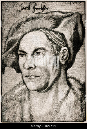 Jakob Fugger, 1459 - 1525, German businessman, mining entrepreneur ...