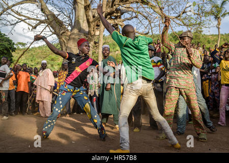 Traditional Taneka village in Benin Stock Photo - Alamy