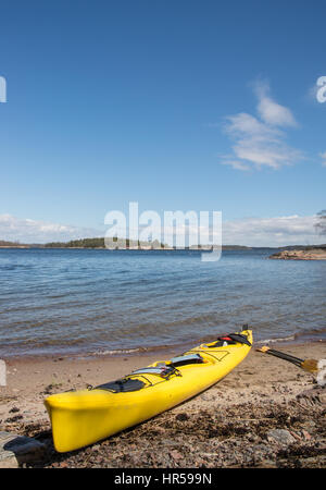 Kayaking in Stockholm archipelago Stock Photo - Alamy