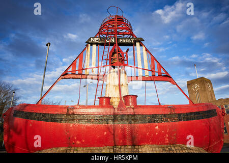 Preston Docklands entrance grounded Nelson red ‘bell-boat’ buoy Preston ...