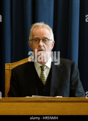 Supreme Court judge Peter Charleton delivers his opening statement of ...