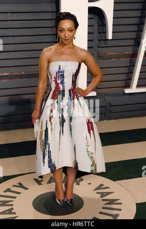 BEVERLY HILLS - FEBRUARY 26: Ruth Negga at the Vanity Fair Oscar Party ...