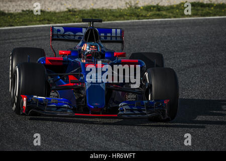 Carlos Sainz Jr. 27th Feb, 2017. (ESP) drives on the track during day 1 ...