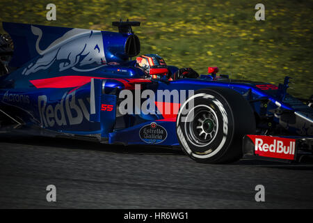 Carlos Sainz Jr. 27th Feb, 2017. (ESP) drives on the track during day 1 ...