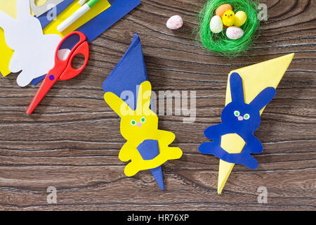 New baby Easter table decoration napkin holder paper easter bunny. Made ...