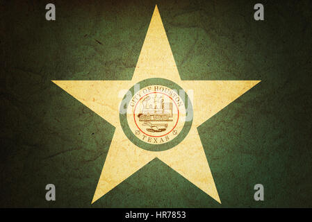 old vintage symbol of city of houston Stock Photo - Alamy