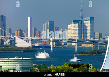 Waterfront Buildings in Chuo Area Tokyo Japan Stock Photo - Alamy