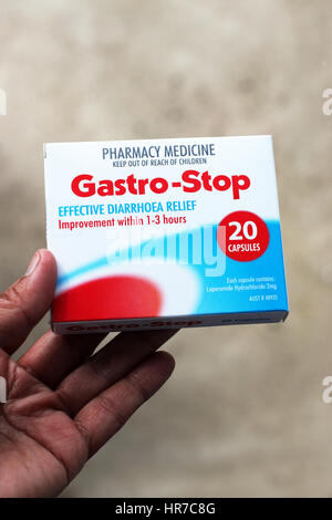 Gastro stop tablets in box packaging Stock Photo - Alamy