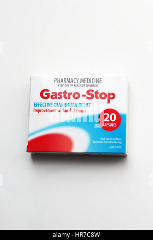 Gastro stop tablets in box packaging Stock Photo - Alamy