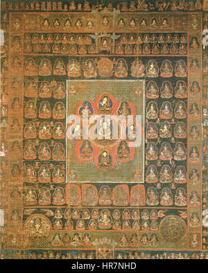 Womb Realm Mandala (Daiko-in Shibata Stock Photo - Alamy