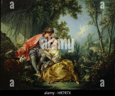 The Four Seasons, Spring - Boucher 1755 Stock Photo - Alamy