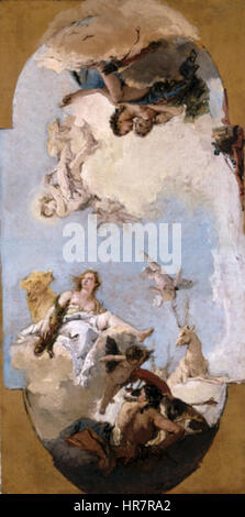 Tiepolo - Diana, Apollo and Nymphs Stock Photo - Alamy