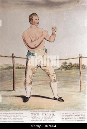 Tom Cribb etching Stock Photo - Alamy