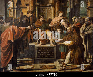 The Conversion of the Proconsul Raphael Stock Photo - Alamy