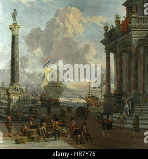 Storck Harbour scene Stock Photo - Alamy