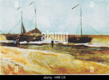Van Gogh - Strand von Schevenigen bei Windstille Stock Photo - Alamy