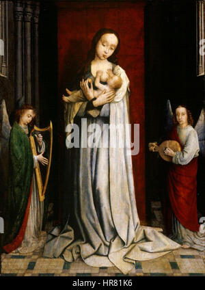Virgin and Child with music Making Angels 1520 Bernard van Orley ...