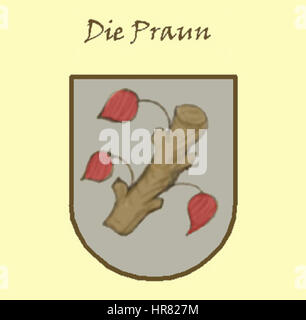 Wappen der Praun Stock Photo - Alamy