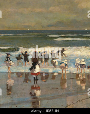 Winslow Homer - Beach scene Stock Photo - Alamy