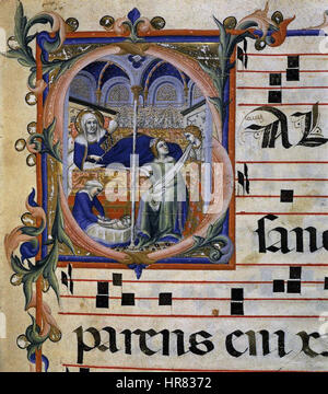 This piece by Vanni depicts the Virgin Mary accompanied by various ...