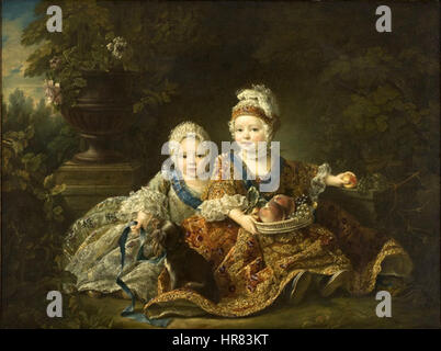 The Duke of Berry and the Count of Provence Stock Photo - Alamy