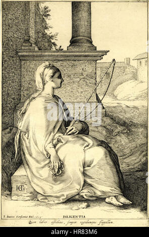 Three virtues Diligentia Stock Photo - Alamy