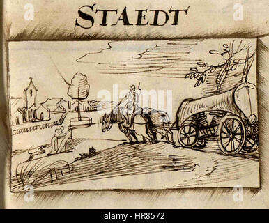 Staedt by Jean Bertels 1597 Stock Photo - Alamy