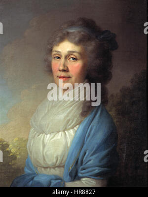 This 1800s portrait by Vladimir Borovikovsky depicts Baroness Ekaterina ...