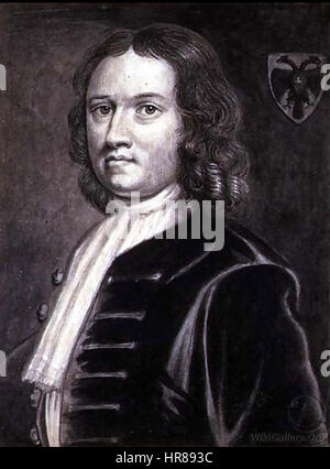 William Stukeley self portrait, 1735 Stock Photo - Alamy