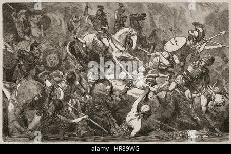 'The Fall of the Athenian Army in Sicily II' captures the historical ...