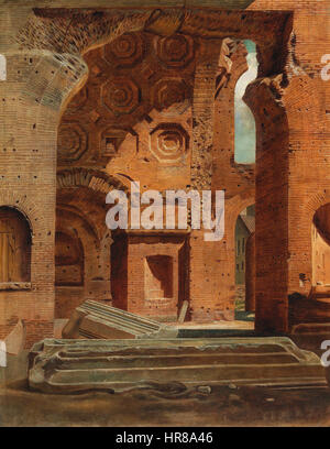 This 19th-century depiction of the Colosseum in Rome illustrates its ...