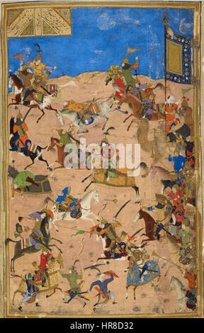 The Battle of Iskander and Dara Stock Photo - Alamy