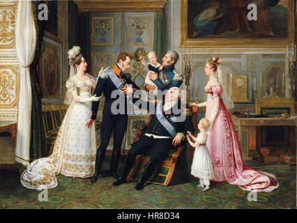 The French Royal family in 1823 Stock Photo - Alamy