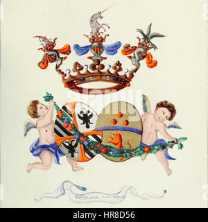 The 'Stemma dei Marchesi Cavriani' is a heraldic crest representing the ...