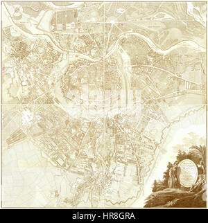 The 1809 city map of Vienna (*Wien Stadtplan*) is a detailed historical ...
