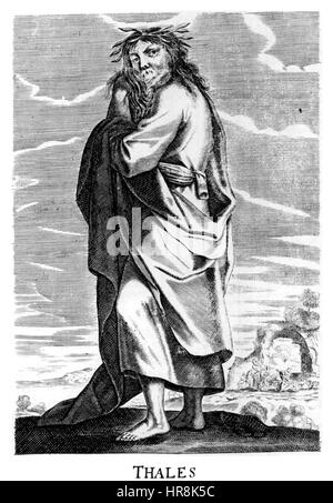 Thales in Thomas Stanley History of Philosophy Stock Photo - Alamy
