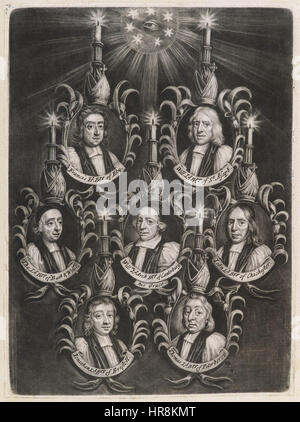 The painting 'The Seven Bishops Committed to the Tower in 1688' depicts ...