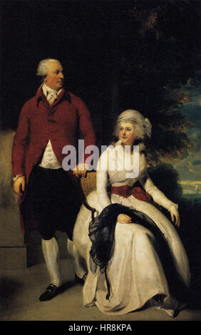 Thomas Lawrence - Mr and Mrs John Julius Angerstein (detail Stock Photo ...