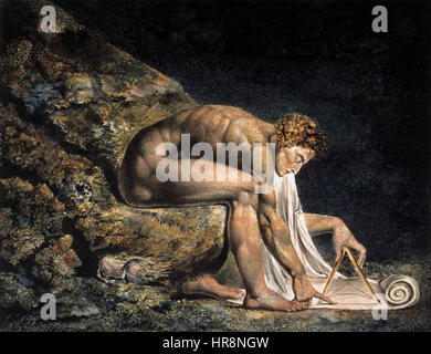 William Blake - Isaac Newton Stock Photo - Alamy