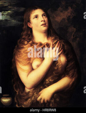 Titian - St Mary Magdalene Stock Photo - Alamy