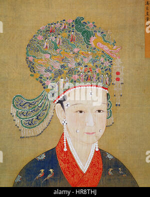 Sung Kao-tsung's Empress 宋高宗皇后 . This painting depicts Empress Wu, an ...