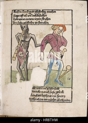 Totentanz blockbook g Stock Photo - Alamy